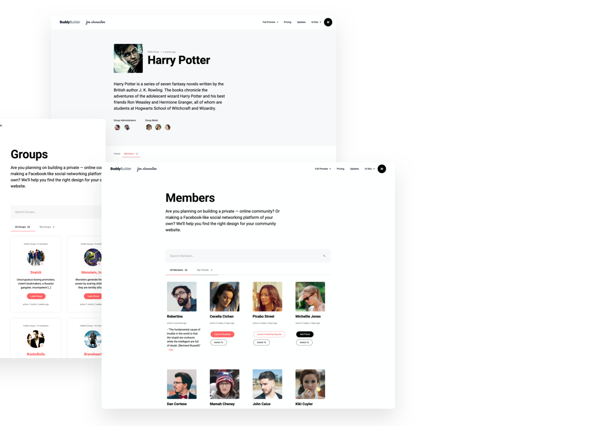 BuddyBuilder Pro – My StaxWP